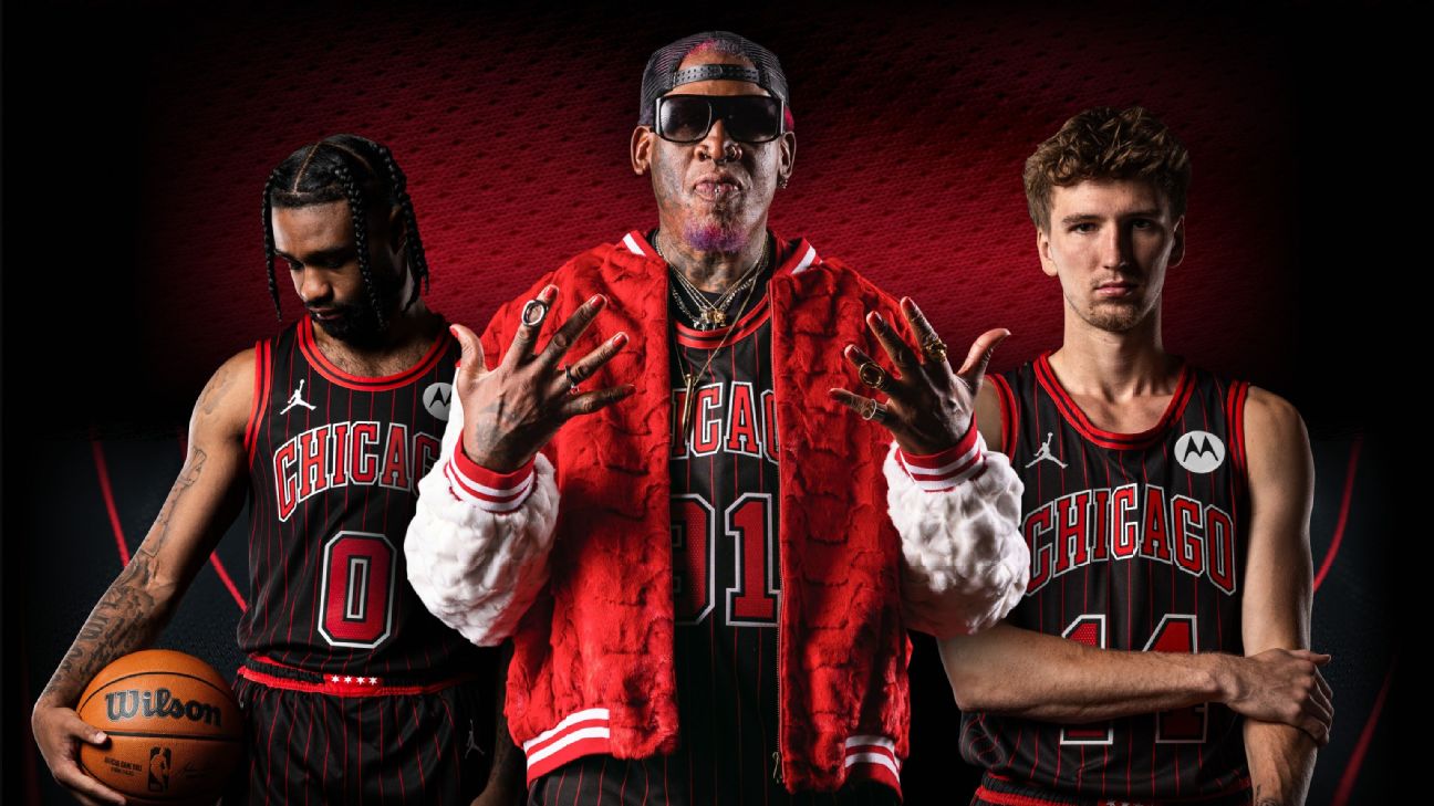 Chicago Bulls bring back MJ-era red pinstripes for new uniforms - ABC7 ...