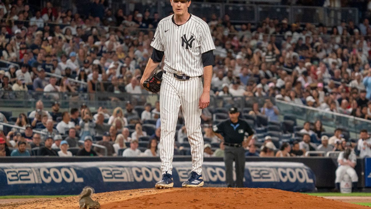Squirrel runs onto field, briefly delaying Red Sox-Yankees - ABC7 New York