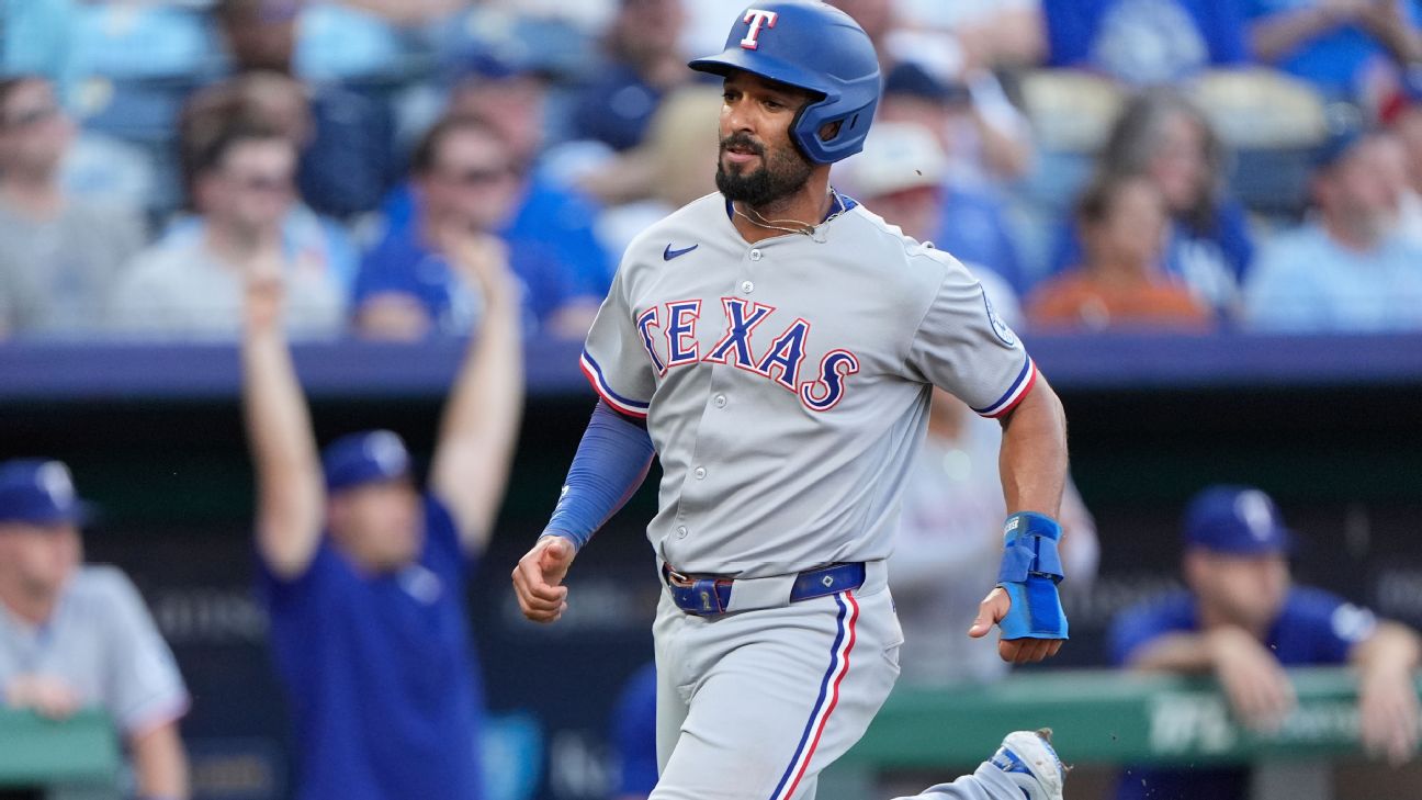 Rangers trade Marcus Semien to Mets for Brandon Nimmo - ABC7 New York