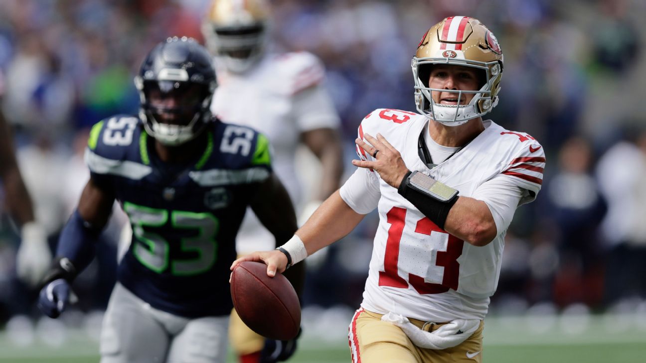 49ers' Brock Purdy a 'long shot' to play in Week 2, coach says - ABC30 ...
