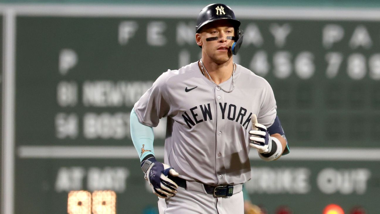 Aaron Judge doesn't rule out offseason right elbow surgery - ABC7 New York