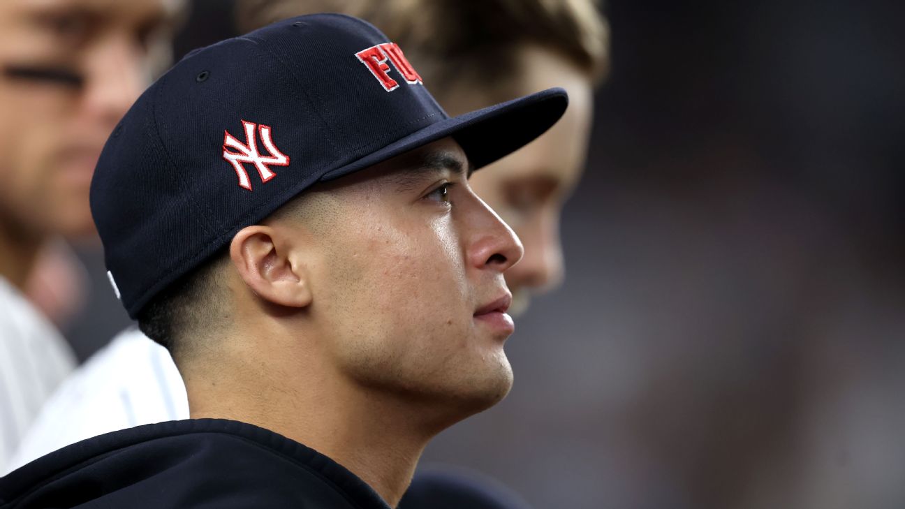 Yanks' Volpe won't start in Red Sox series after cortisone shot - ABC7 New York