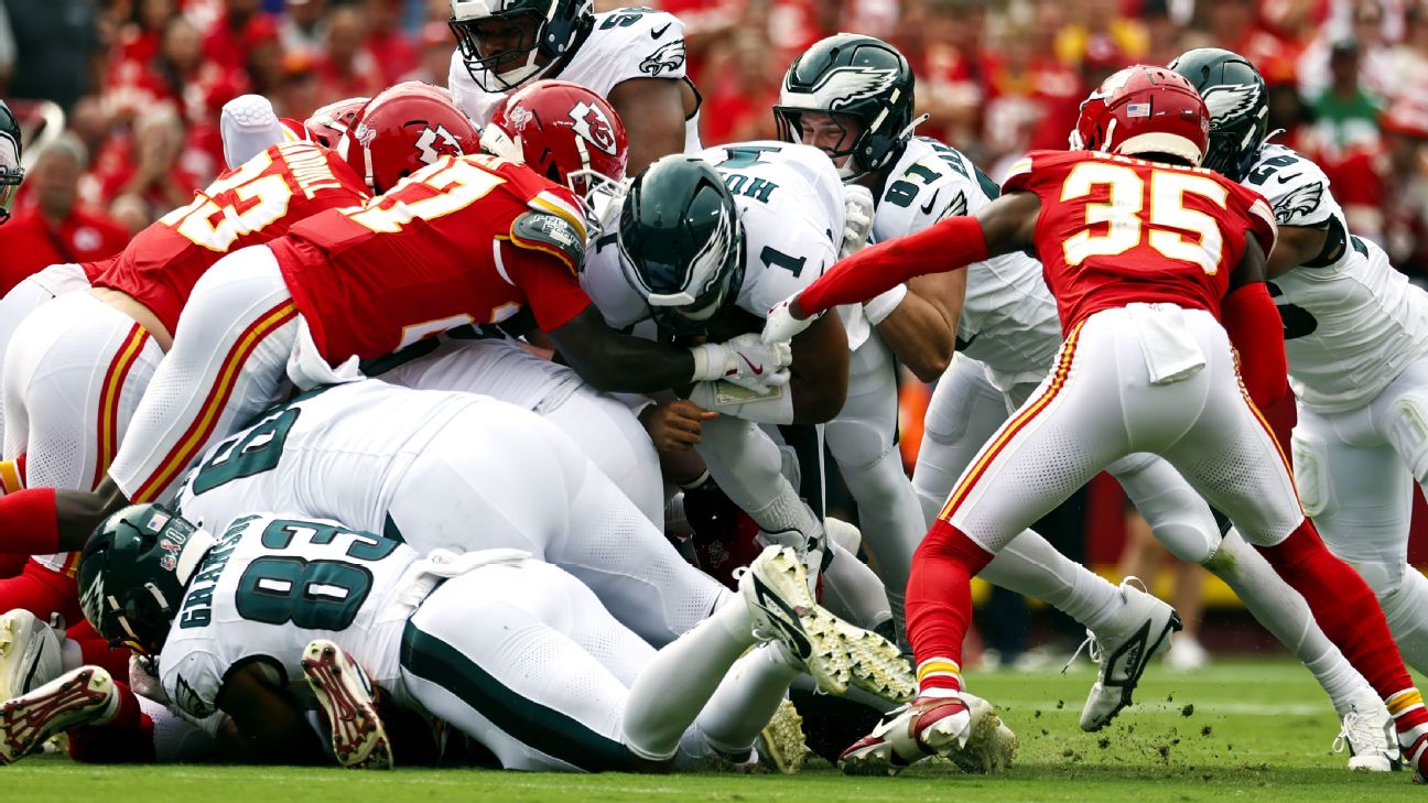 Highlights from Eagles' 20-17 win over Chiefs in Super Bowl LIX rematch ...