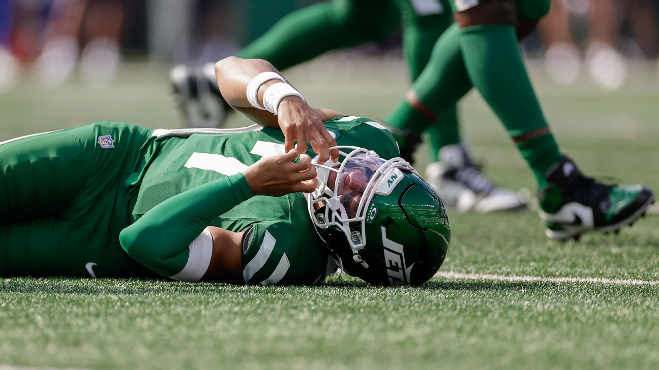 Justin Fields ruled out vs. Bucs as Jets turn to Tyrod Taylor - ABC7 New York