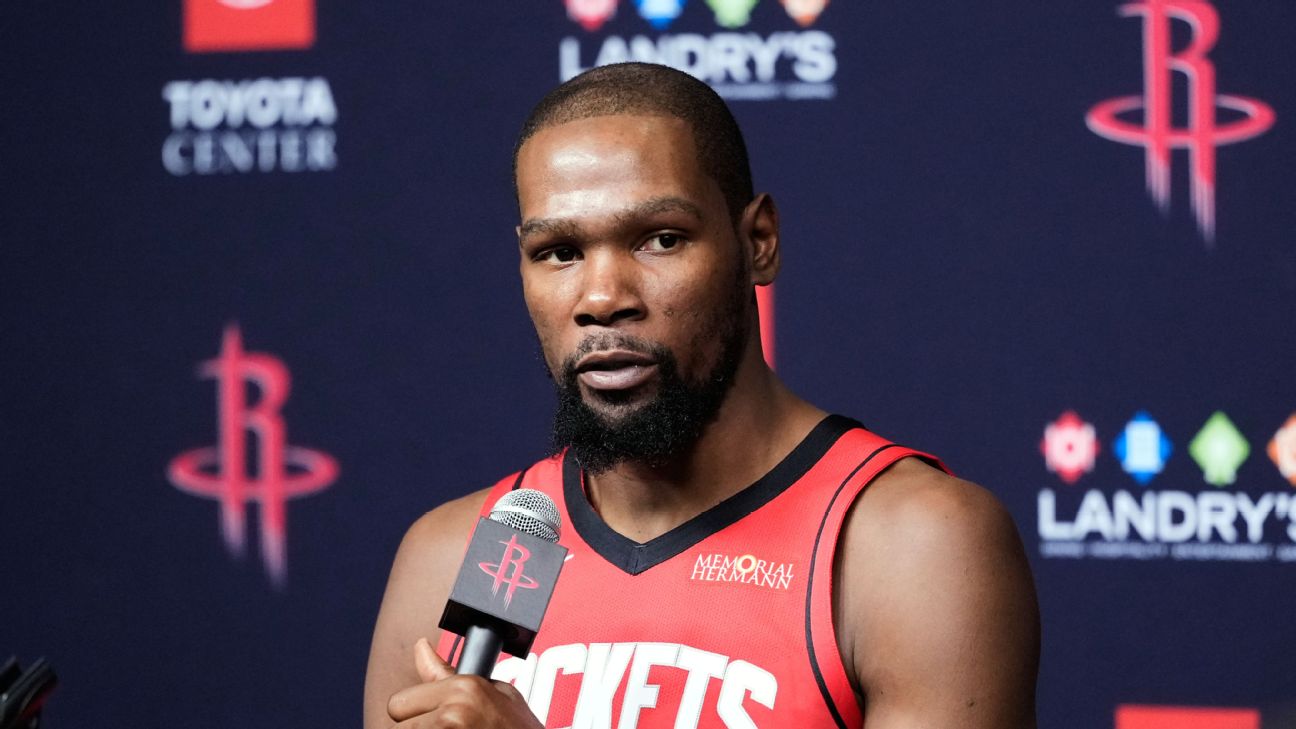 Kevin Durant envisions signing extension to stay with Rockets - ABC13 ...