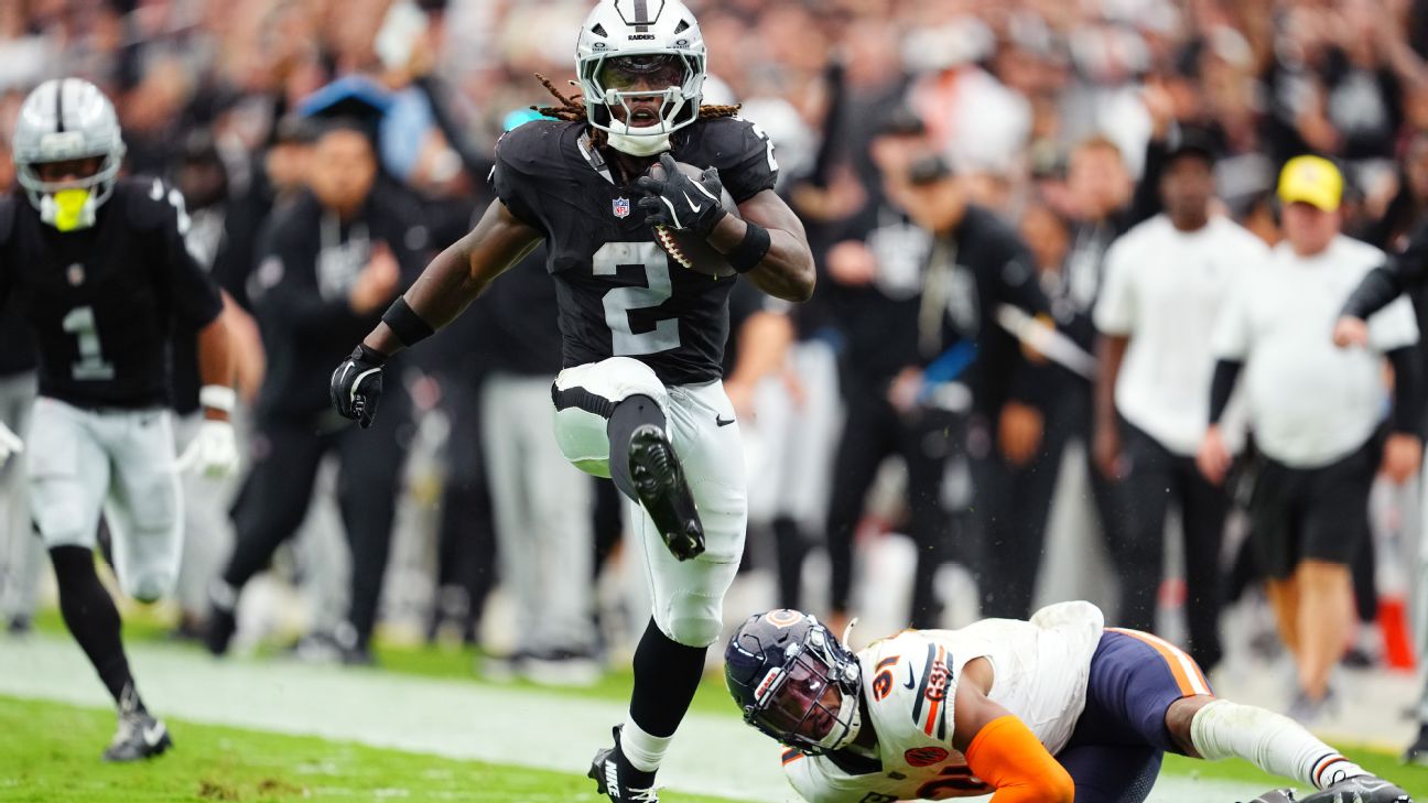 Raiders' Carroll loved Jeanty's return to using 'Halloween' stance - ABC30 Fresno