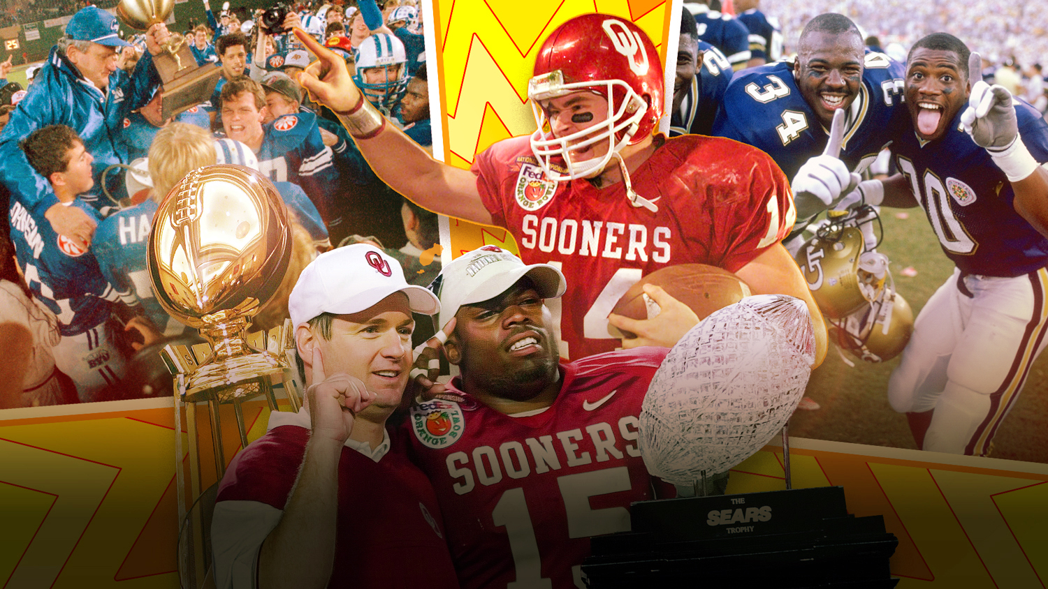 College football's most unlikely title winners of the past 75 years ...