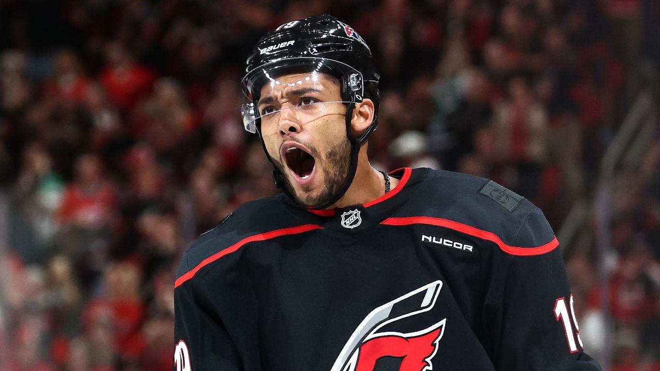 Hurricanes feel immediate impact from K'Andre Miller in win - ABC11 ...