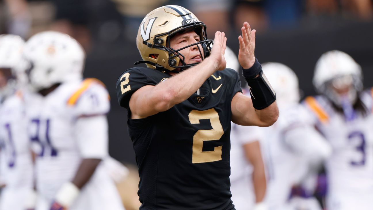 Diego Pavia's Heisman pose tops college football Week 8 superlatives ...