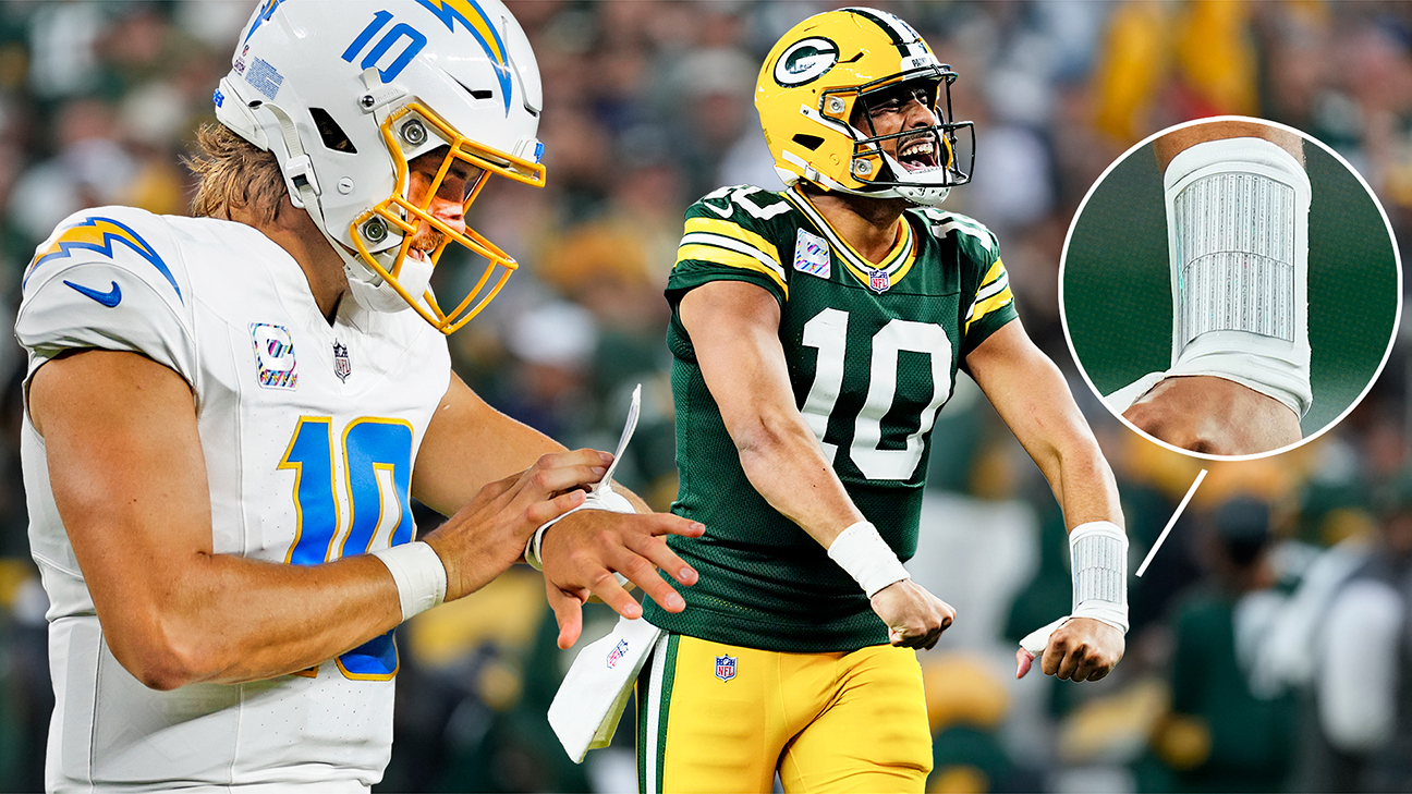 Why some NFL QBs use play-sheet wristbands and others don't - ABC7 Chicago