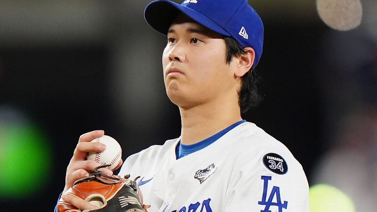 Dodgers star Shohei Ohtani goes 0-for-3, takes loss in Game 4 - ABC7 ...