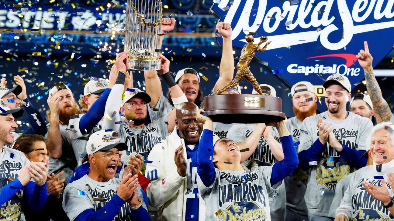 Dodgers' Game 7 World Series win vs. Blue Jays watched by 26M - ABC7 ...
