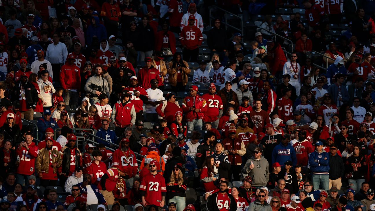 49ers fans overtake MetLife in win over Giants - ABC7 New York