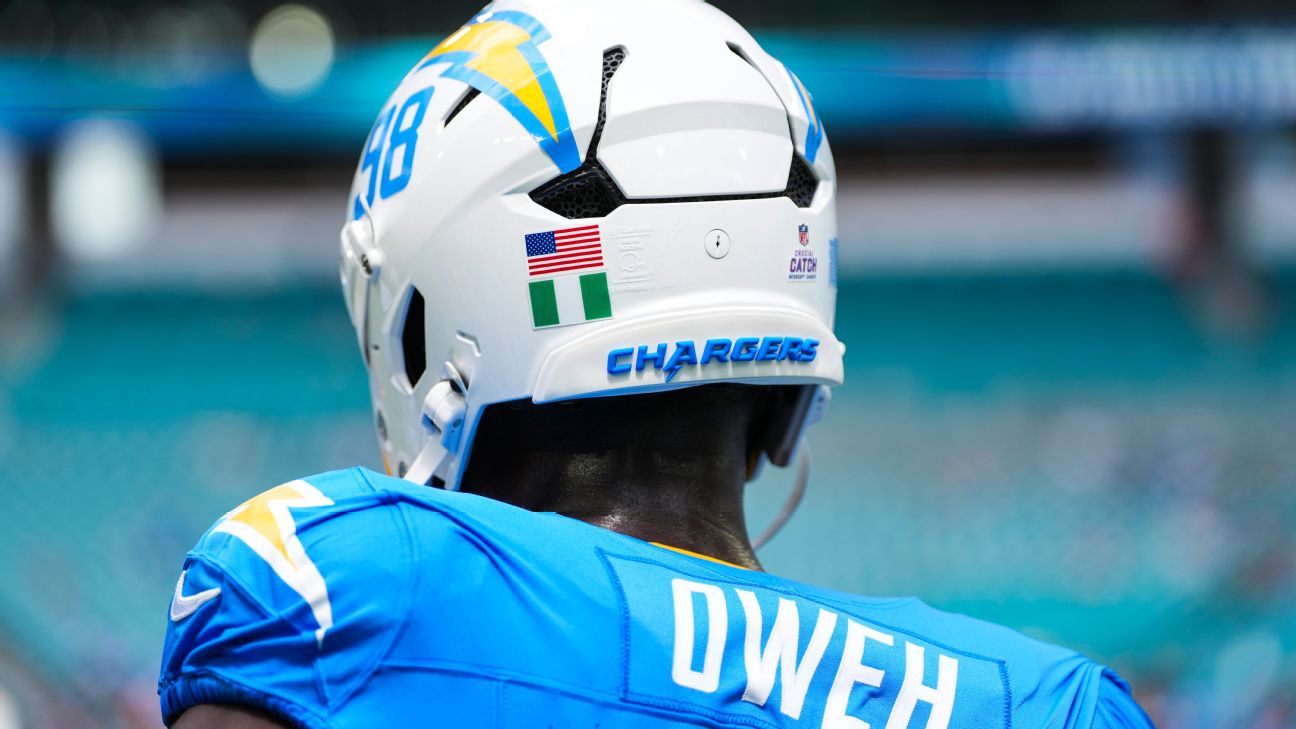 Africans in the NFL - Odafe Oweh continues superb start to life at Los ...