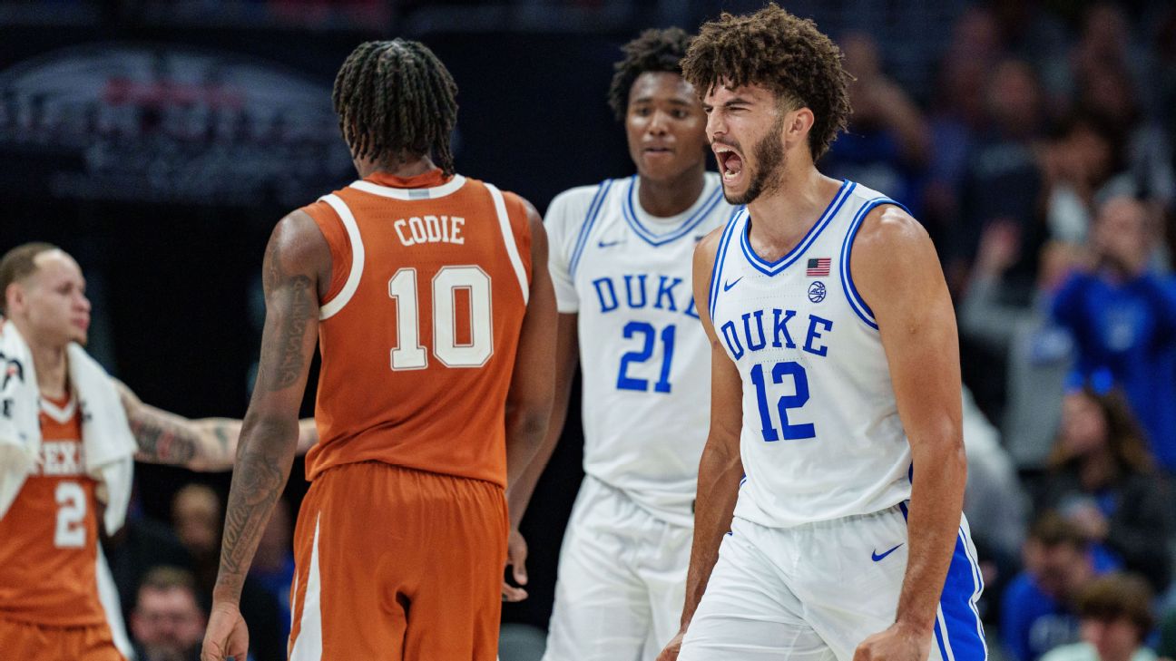 Cameron Boozer takes over in 2nd half to lift Duke past Texas - ABC11 ...