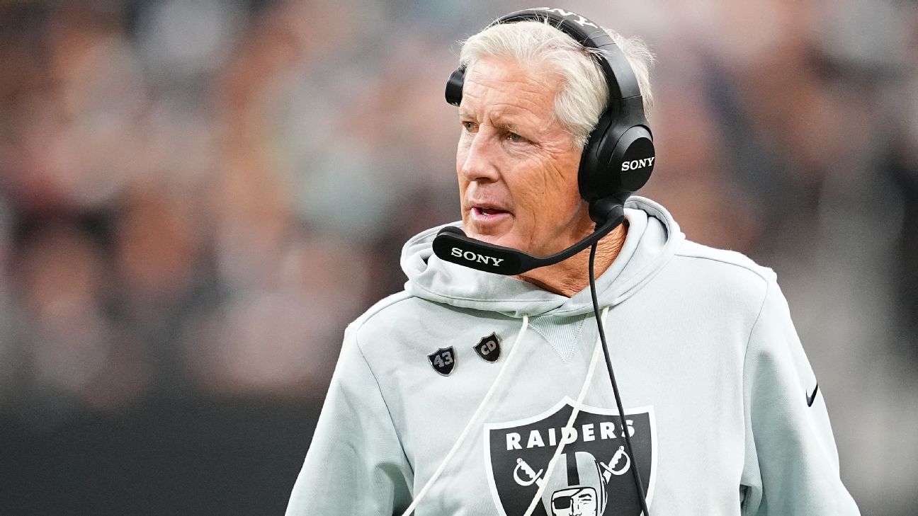 Greatness among AFC West coaches pushes Pete Carroll, Raiders - ABC7 ...