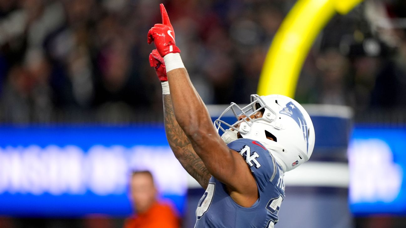 Henderson shines as Patriots top Jets to earn best record in NFL - ABC7 ...
