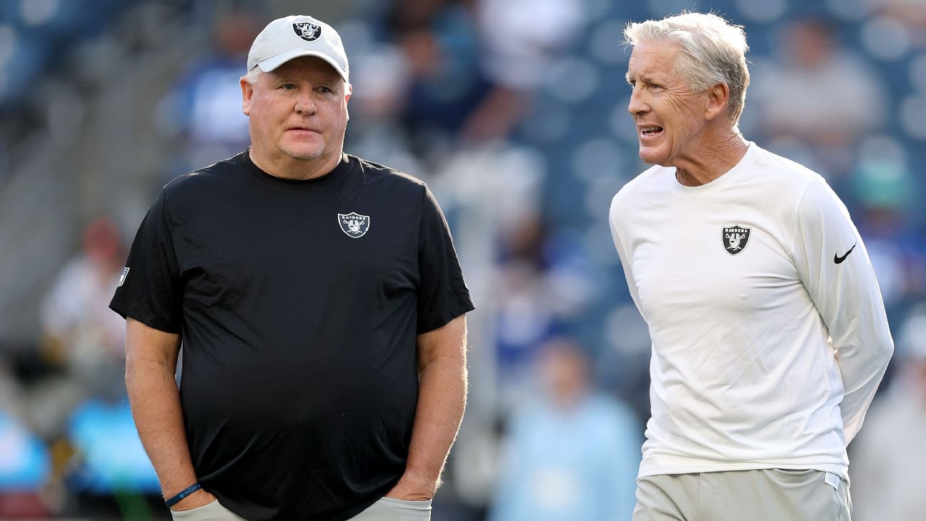 Raiders' offense not making strides under Carroll, Kelly - ABC7 San ...