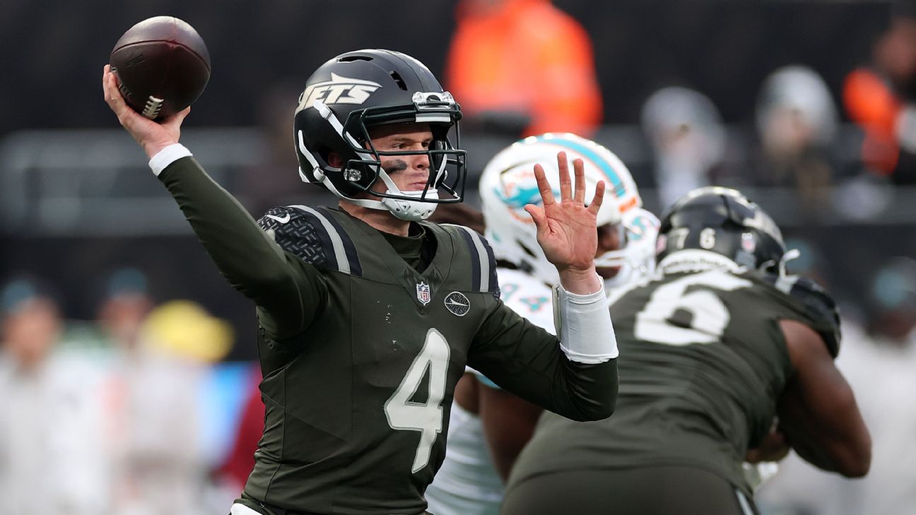 Jets QB Brady Cook could make history if he starts vs. Jaguars - ABC7 ...