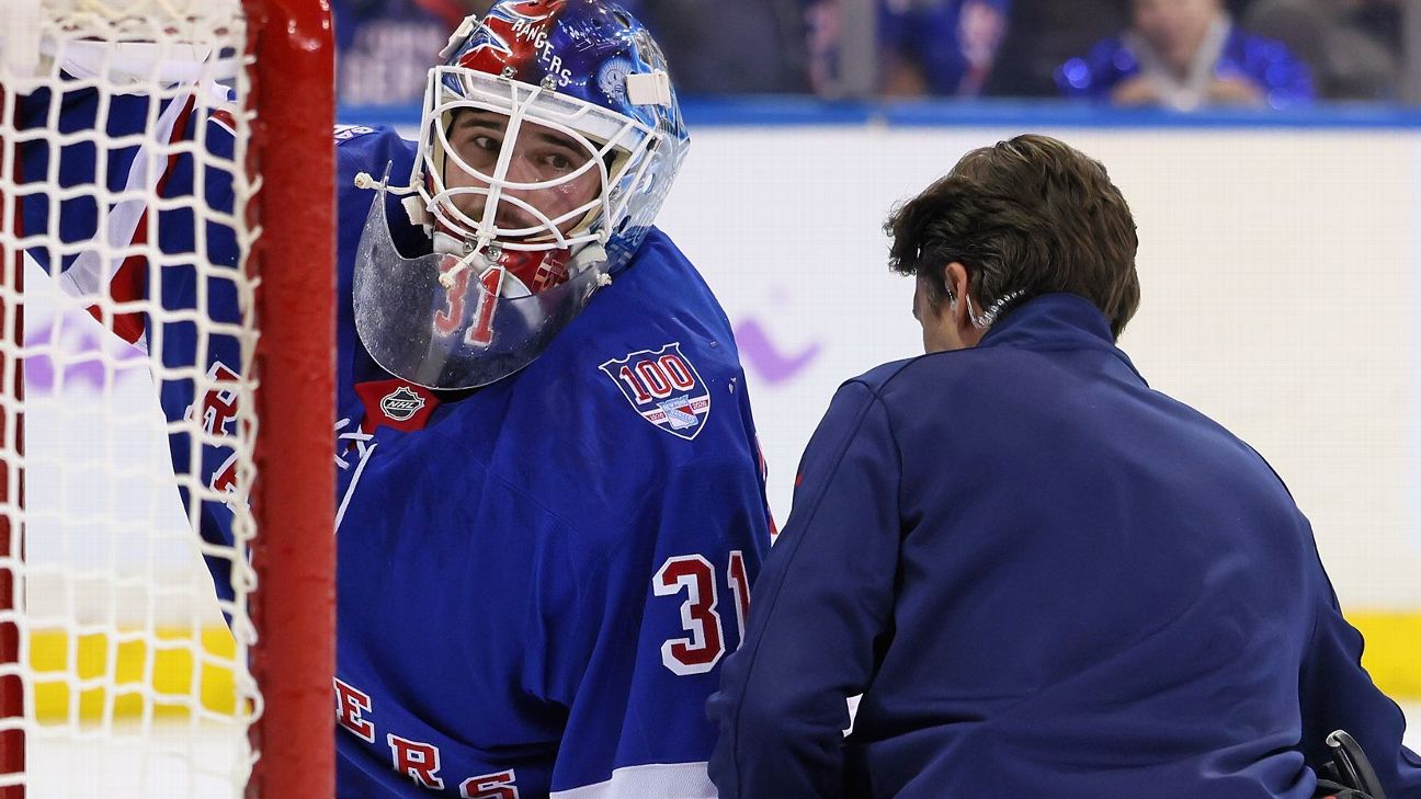 New York Rangers place Igor Shesterkin, Adam Fox on IR - ABC7 New York