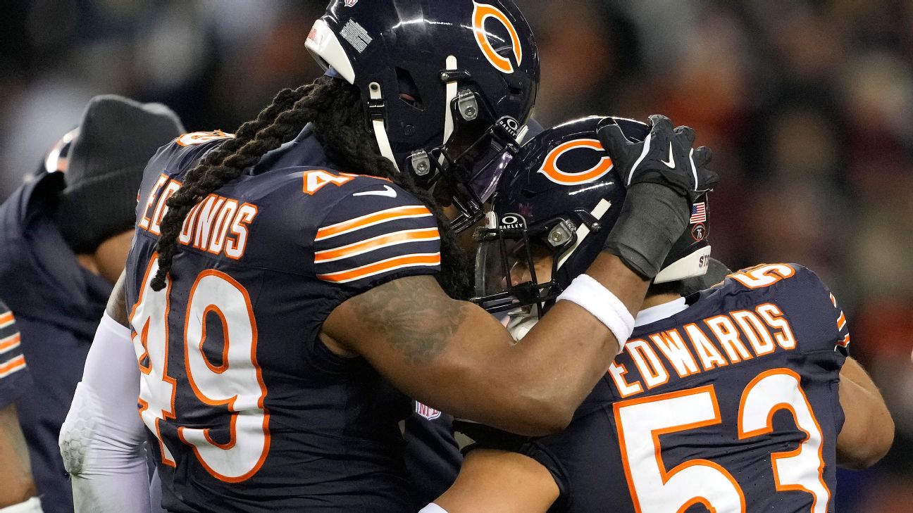 Chicago Bears LB T.J. Edwards will miss rest of playoffs - ABC7 Chicago