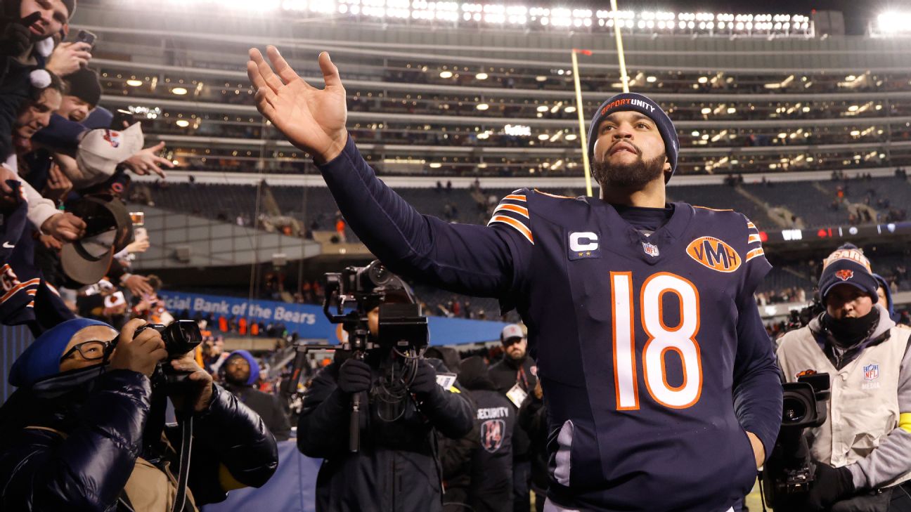 Caleb Williams' development made Bears' season a huge success - ABC7 ...