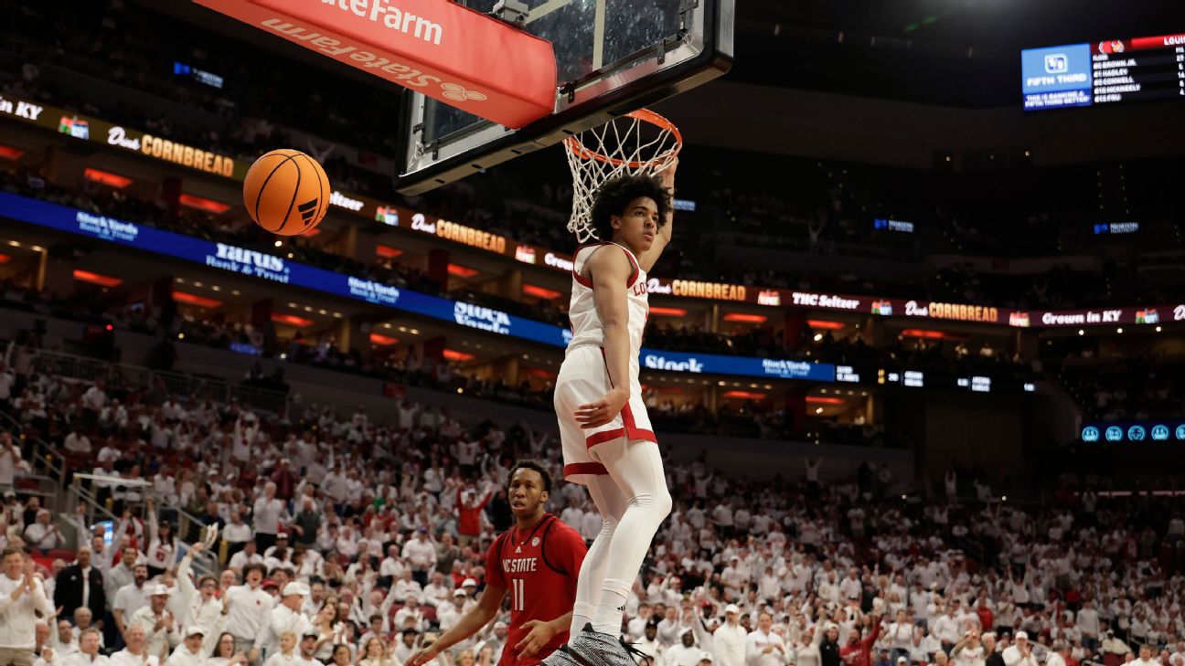 Mikel Brown Jr. drains 10 3s, 45 points as Louisville rolls - ABC11 ...