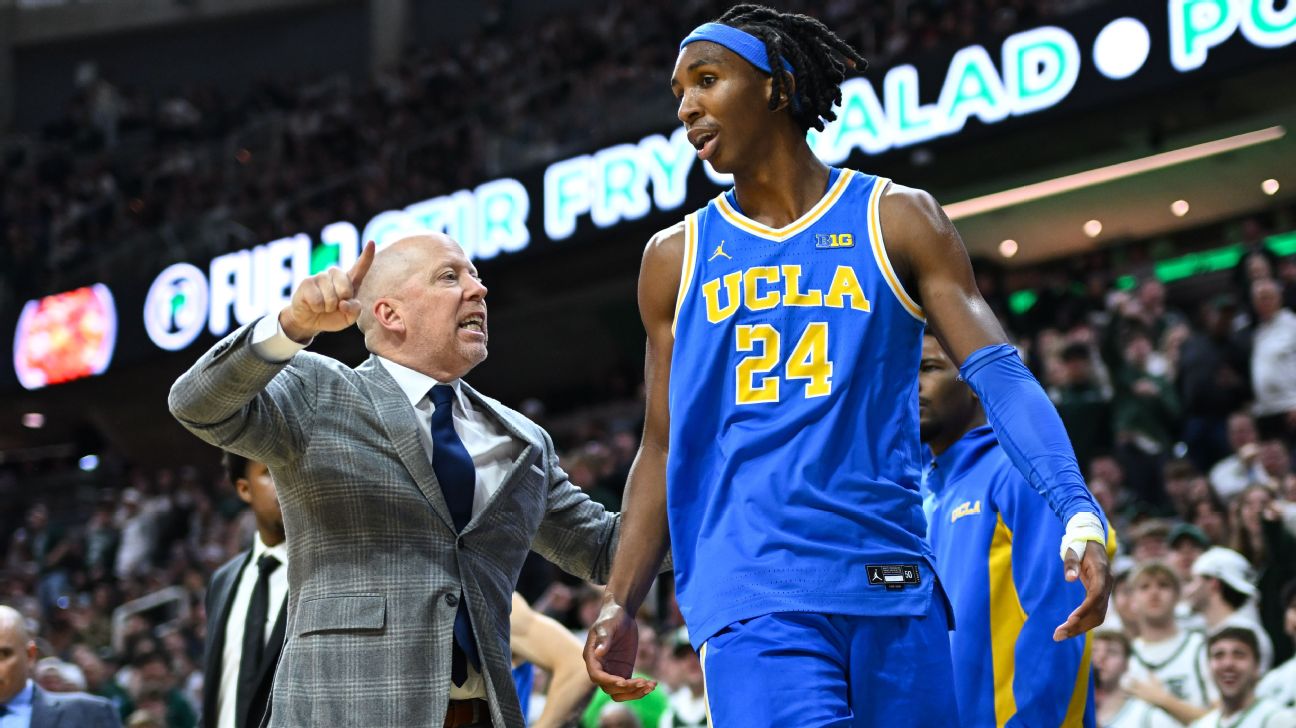 UCLA's Mick Cronin ejects own player after foul in loss to MSU - ABC7 ...