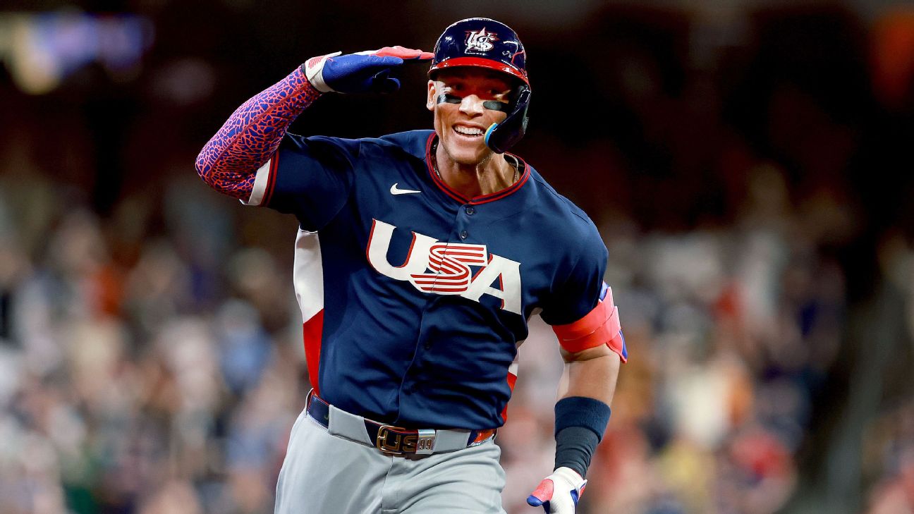 Aaron Judge launches 405-foot homer in World Baseball Classic debut ...