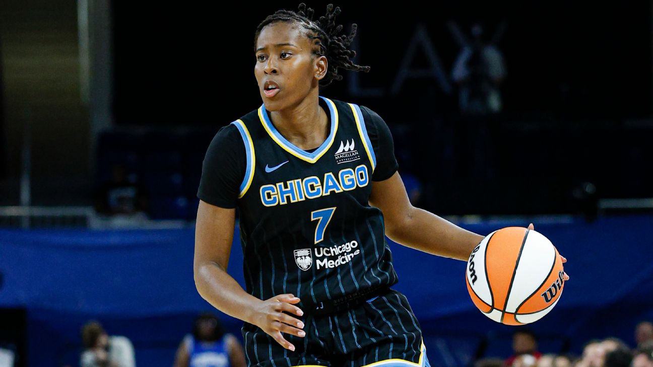 Sparks acquire Ariel Atkins from Sky for Rickea Jackson - ABC7 Los Angeles