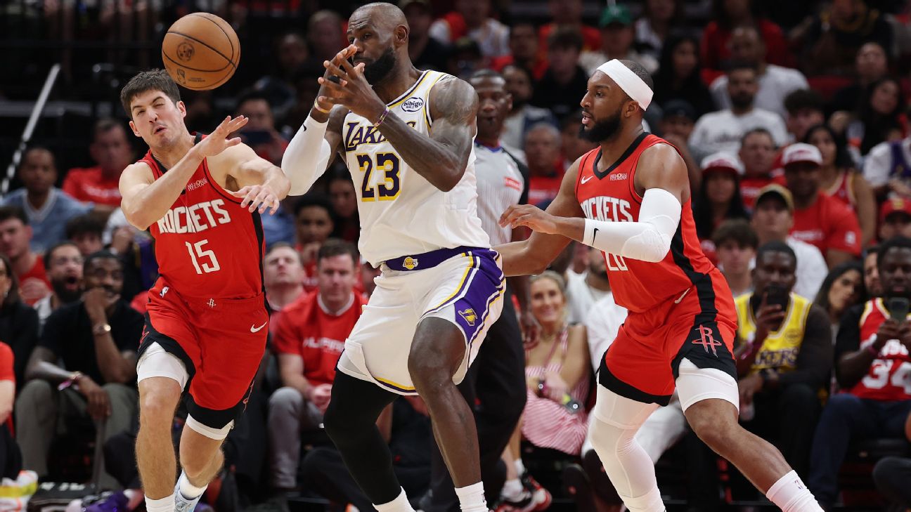 LeBron James takes blame after Lakers' blowout loss to Rockets - ABC7 ...