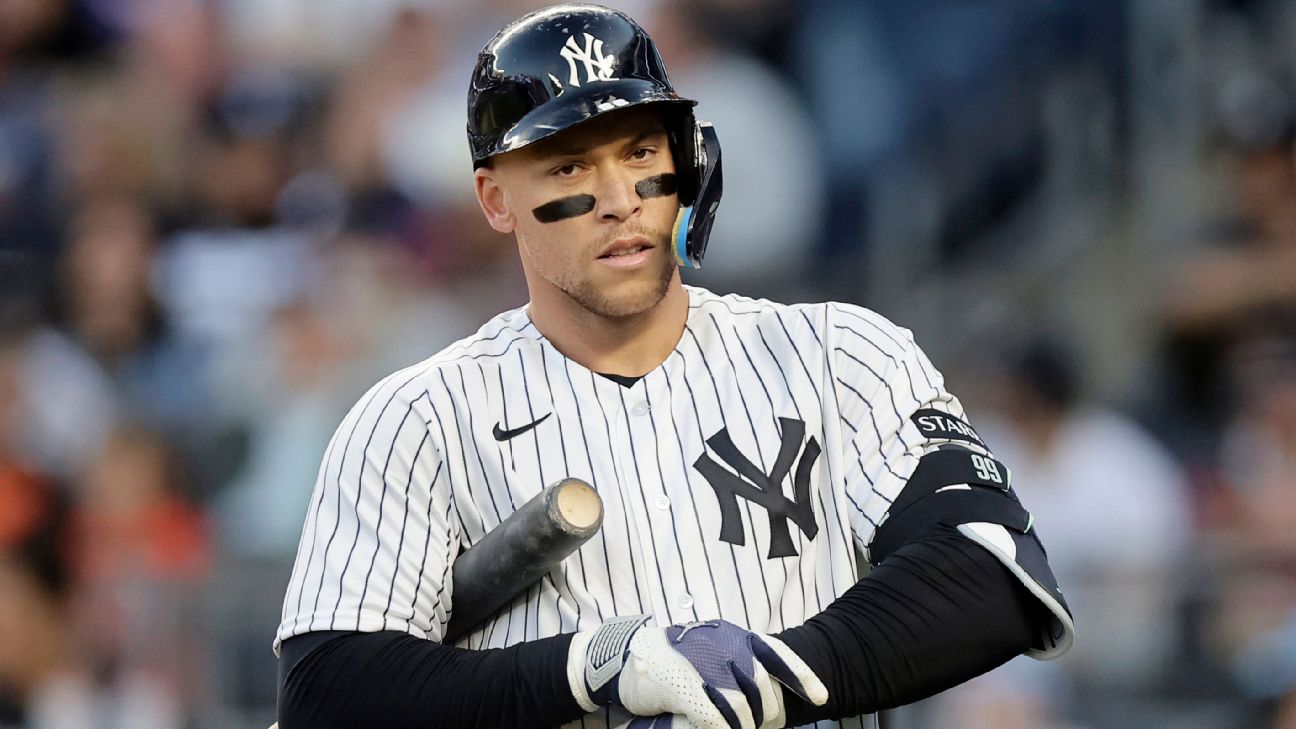Yankees' Aaron Judge day-to-day with bone bruise near shoulder - ABC7 ...