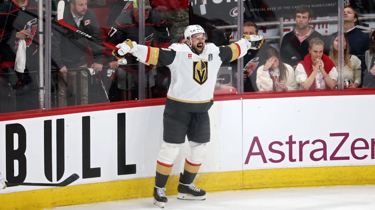Hurricanes-Golden Knights Game 1 takeaways, grades, questions - ABC11 ...