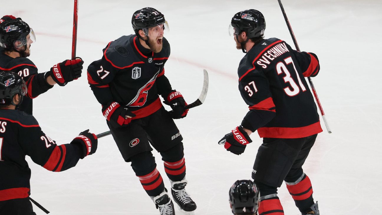 Hurricanes-Golden Knights Game 5 takeaways, grades, questions - ABC11 ...